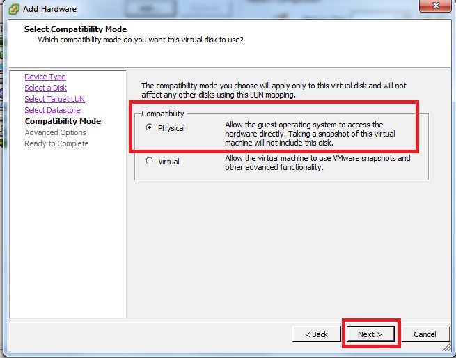 Configuración de discos RDM en VMware vSphere – RAGASYS SISTEMAS