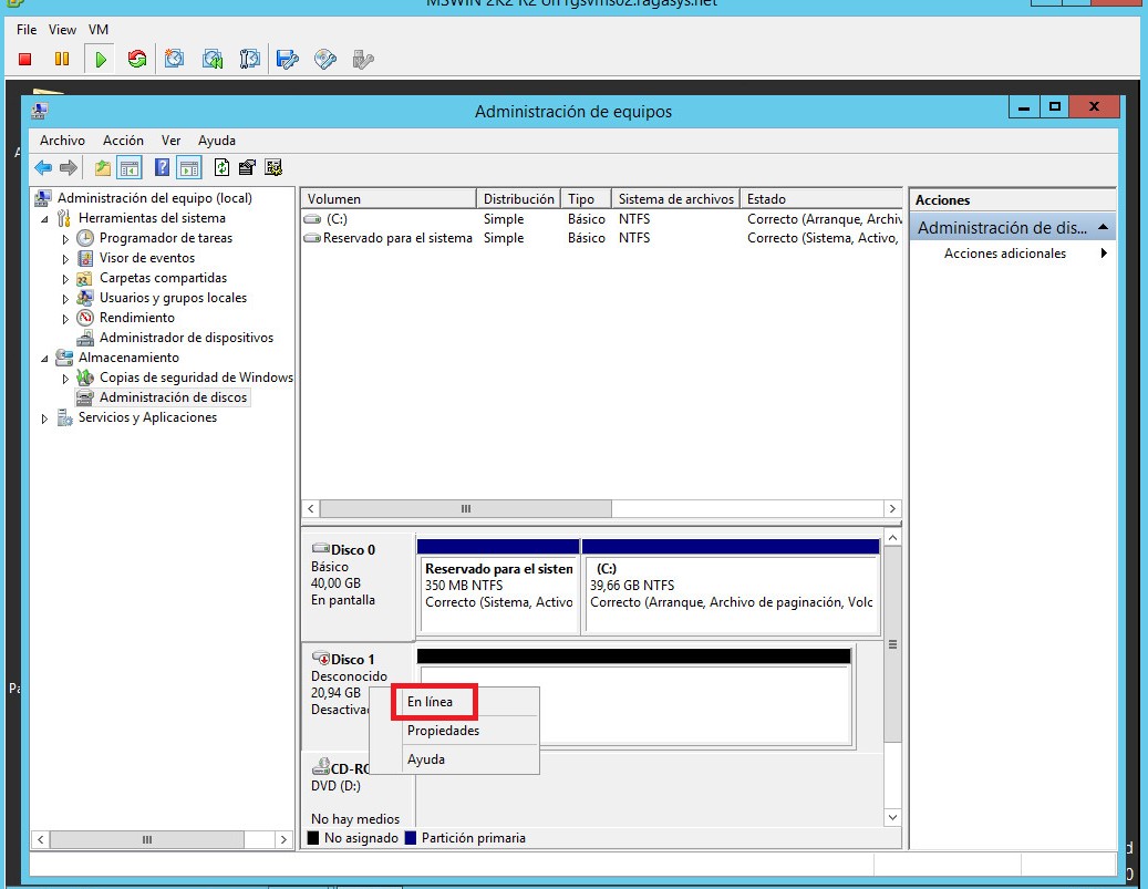 Configuración de discos RDM en VMware vSphere – RAGASYS SISTEMAS