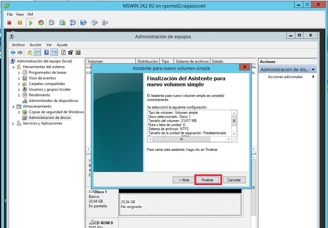 Configuración de discos RDM en VMware vSphere – RAGASYS SISTEMAS