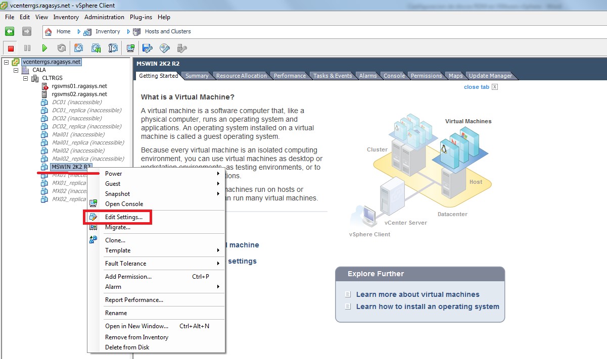 Configuración de discos RDM en VMware vSphere – RAGASYS SISTEMAS