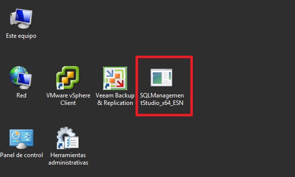 Instalación de SQL Server Management Studio 2012 sobre Servidor vCenter ...
