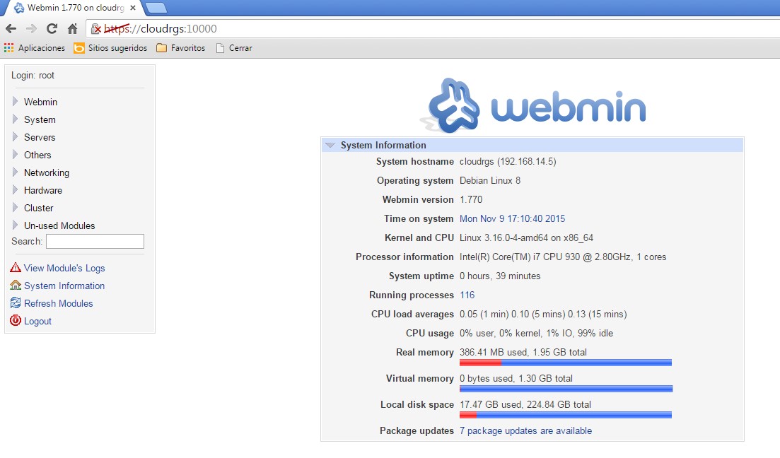 Instalación de Webmin en Linux Debian 8.1 – RAGASYS SISTEMAS