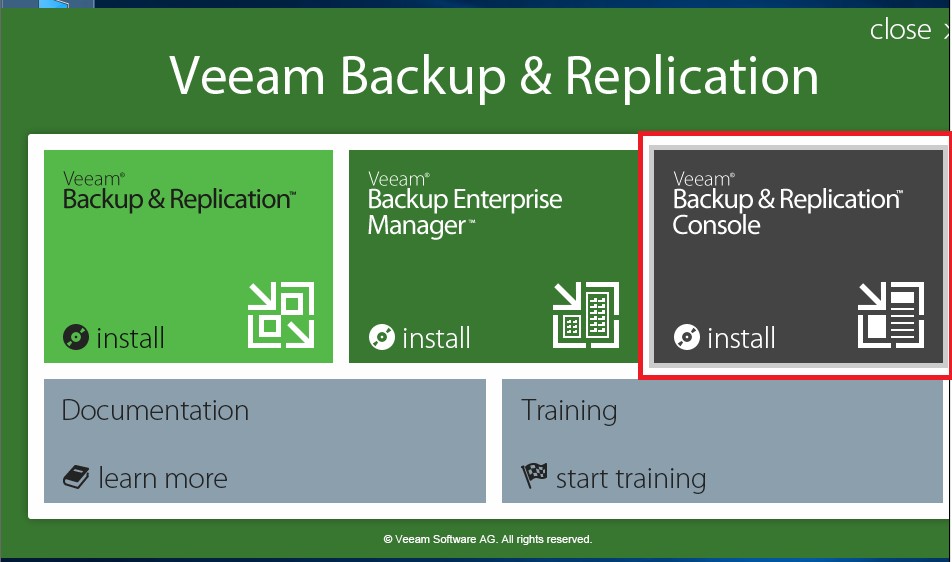 Remote Console Veeam Backup & Replication 9 – RAGASYS SISTEMAS