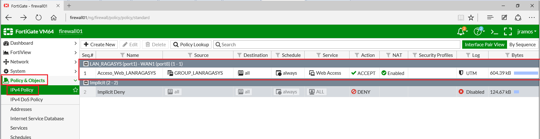 Fortigate: Configuración inicial y puesta en marcha – RAGASYS SISTEMAS