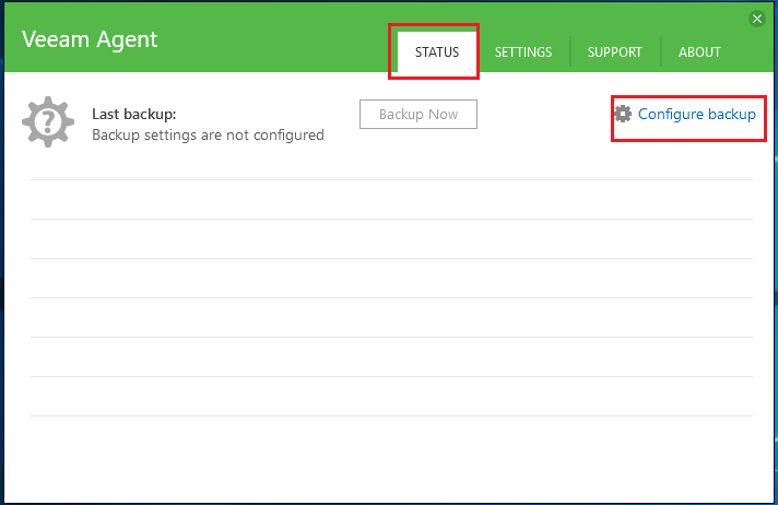 Veeam Agent 2.1 for Microsoft Windows – RAGASYS SISTEMAS