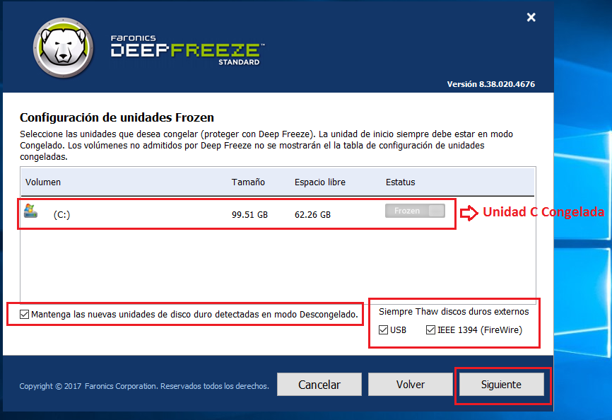 Deep Freeze – Instalación y Configuración – RAGASYS SISTEMAS