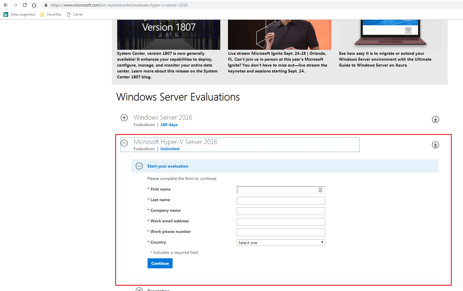 Instalación y configuración de MS Hyper-V Server 2016 Free – RAGASYS ...