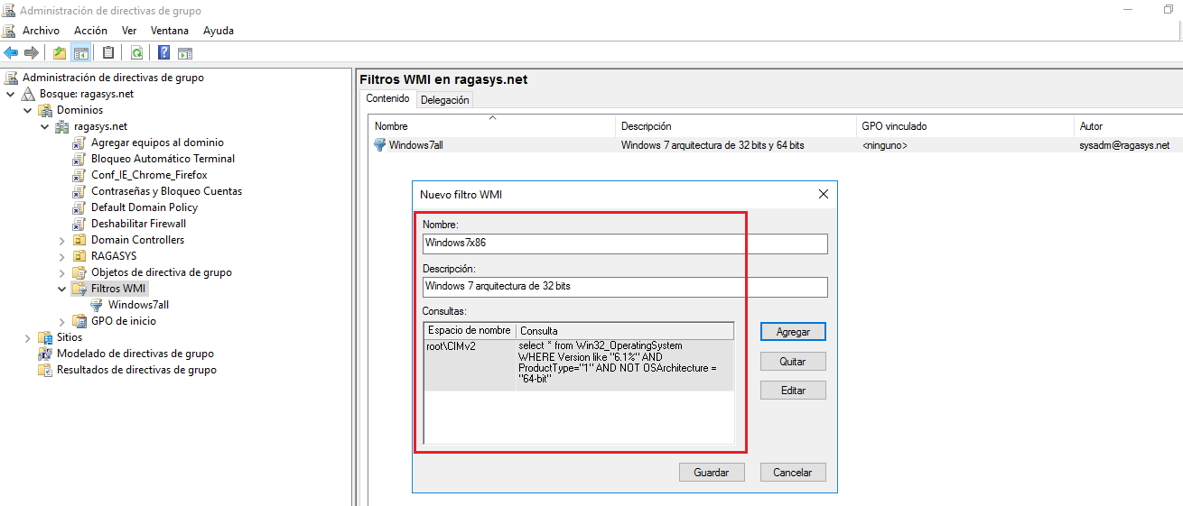 Filtros WMI en GPOs para versiones y arquitecturas de sistemas ...