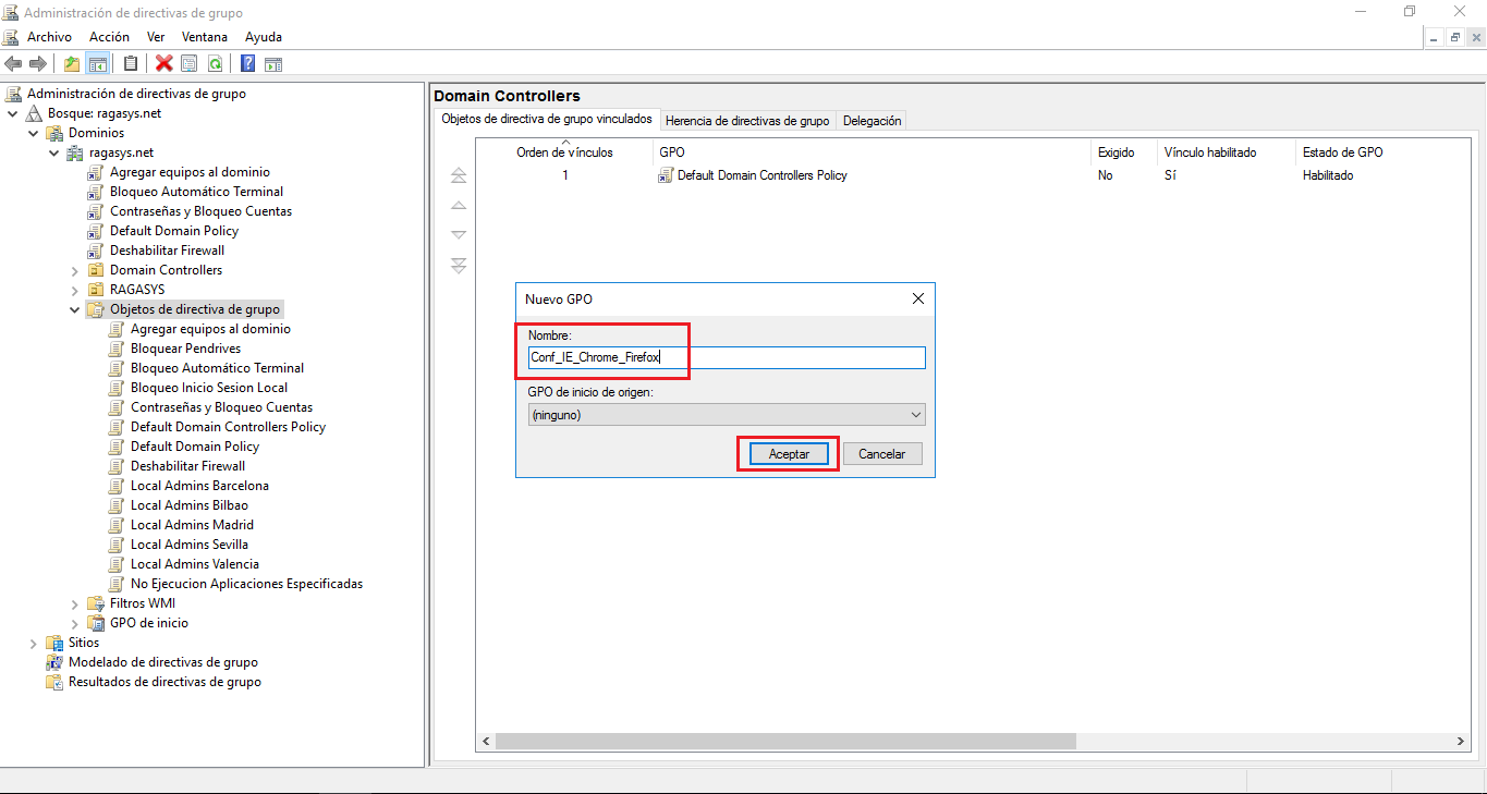GPO para configurar página de inicio en Internet Explorer, Google ...