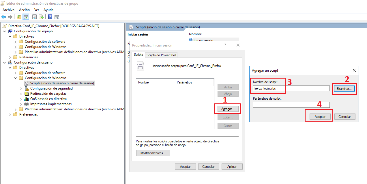 GPO para configurar página de inicio en Internet Explorer, Google ...
