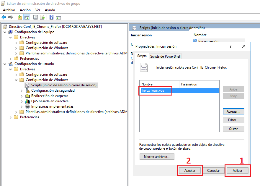 GPO para configurar página de inicio en Internet Explorer, Google ...