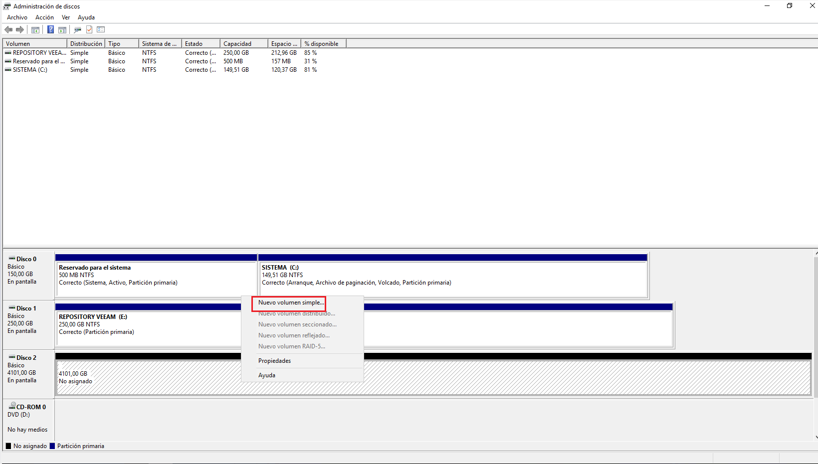 Configuración de discos RDM en VMware vSphere 6.5 – RAGASYS SISTEMAS