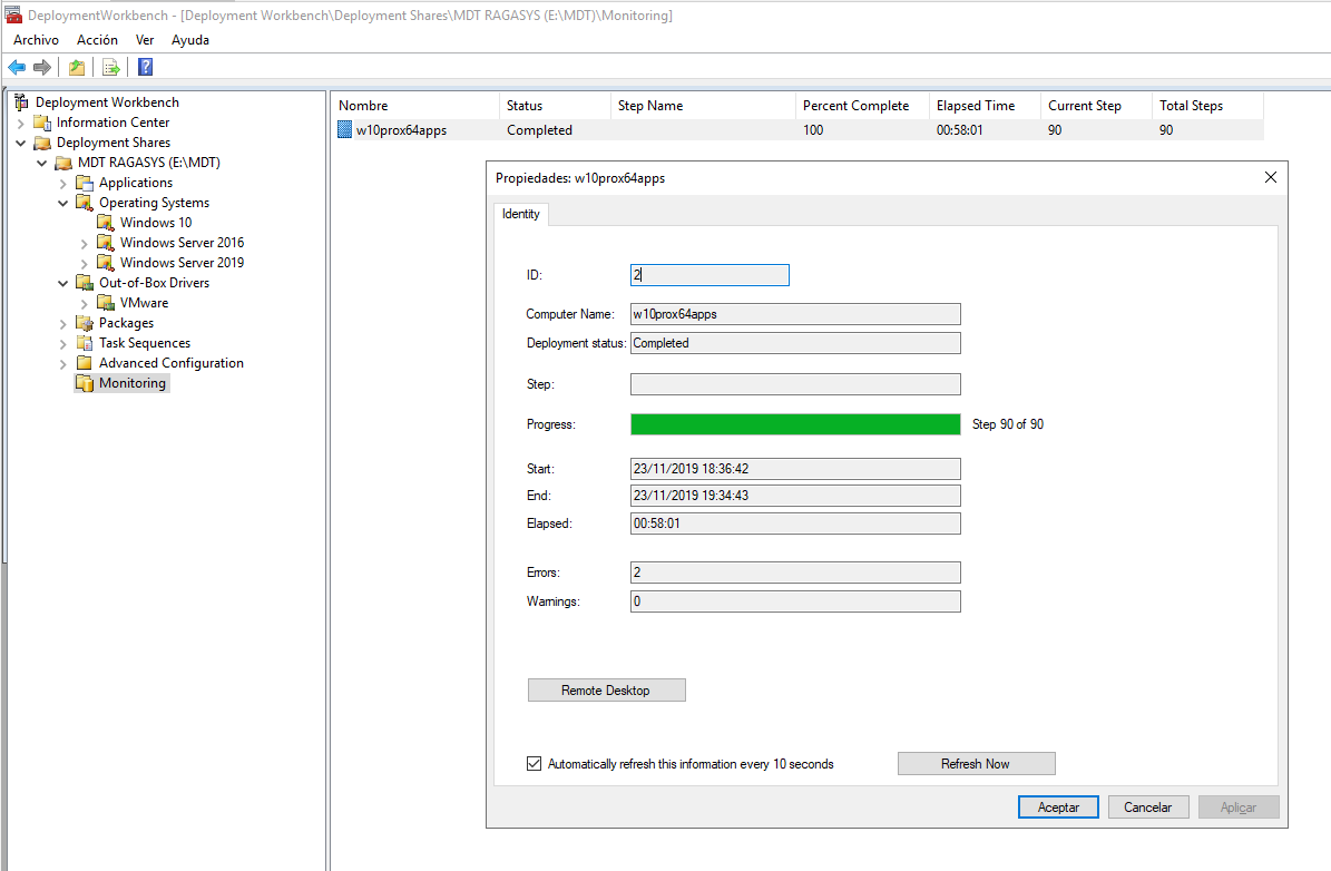 Desplegar un nuevo equipo con WDS-MDT – RAGASYS SISTEMAS