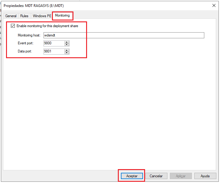 MDT – Crear Deployment Share y Configuraciones iniciales – RAGASYS SISTEMAS
