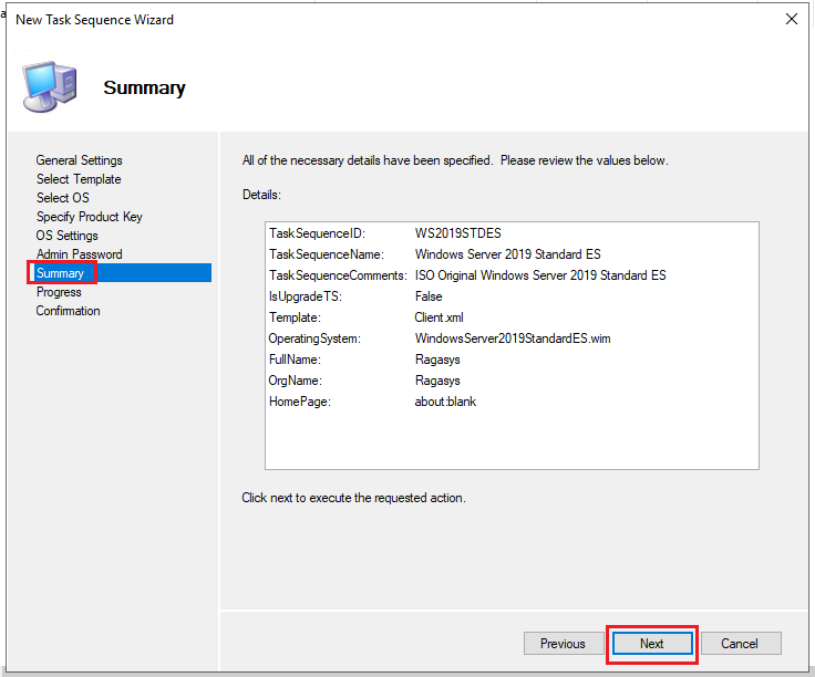 MDT – Crear Task Sequences – RAGASYS SISTEMAS