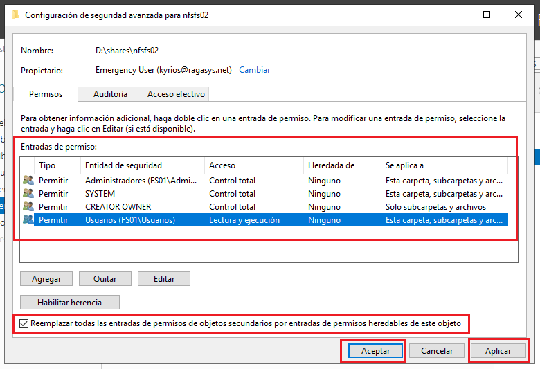 Configurar NFS en MS Windows Server 2019 – RAGASYS SISTEMAS