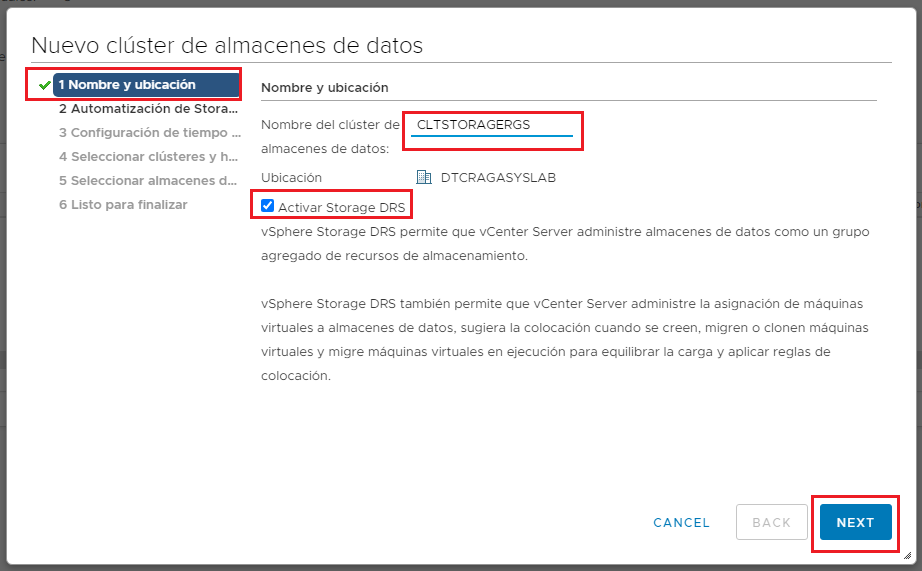 Crear y configurar Storage DRS Cluster en VMware vSphere 7.0 – RAGASYS ...
