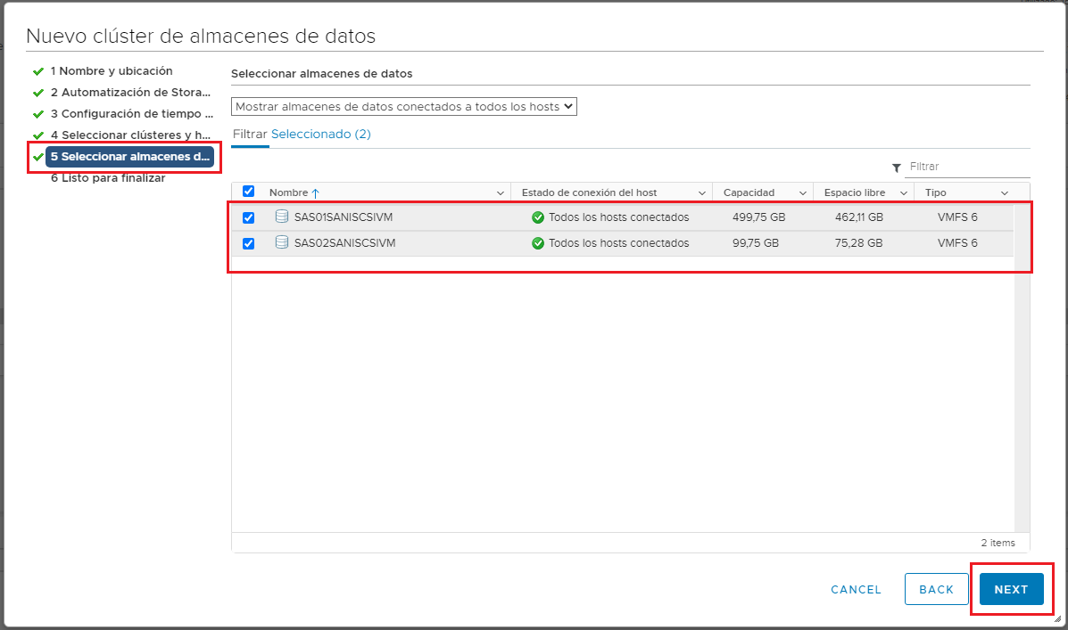 Crear y configurar Storage DRS Cluster en VMware vSphere 7.0 – RAGASYS ...
