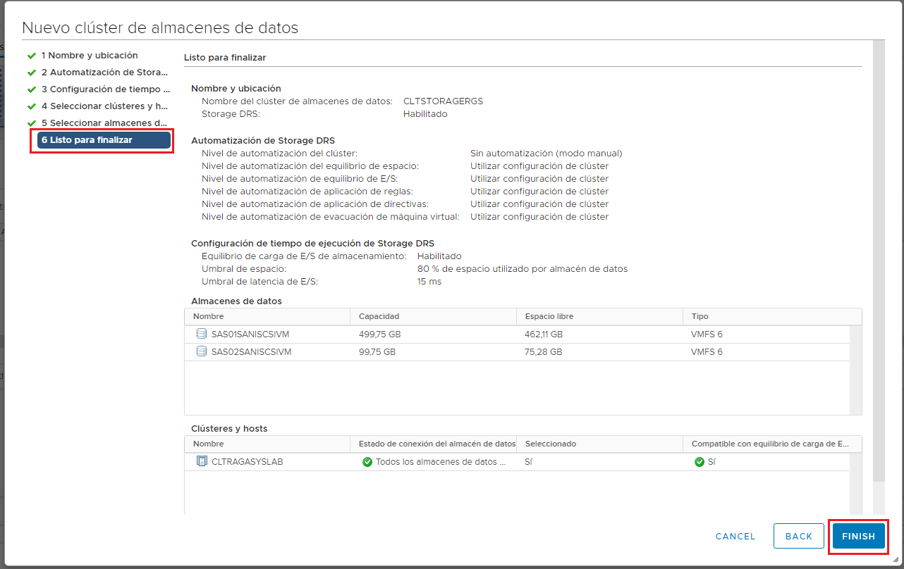 Crear y configurar Storage DRS Cluster en VMware vSphere 7.0 – RAGASYS ...