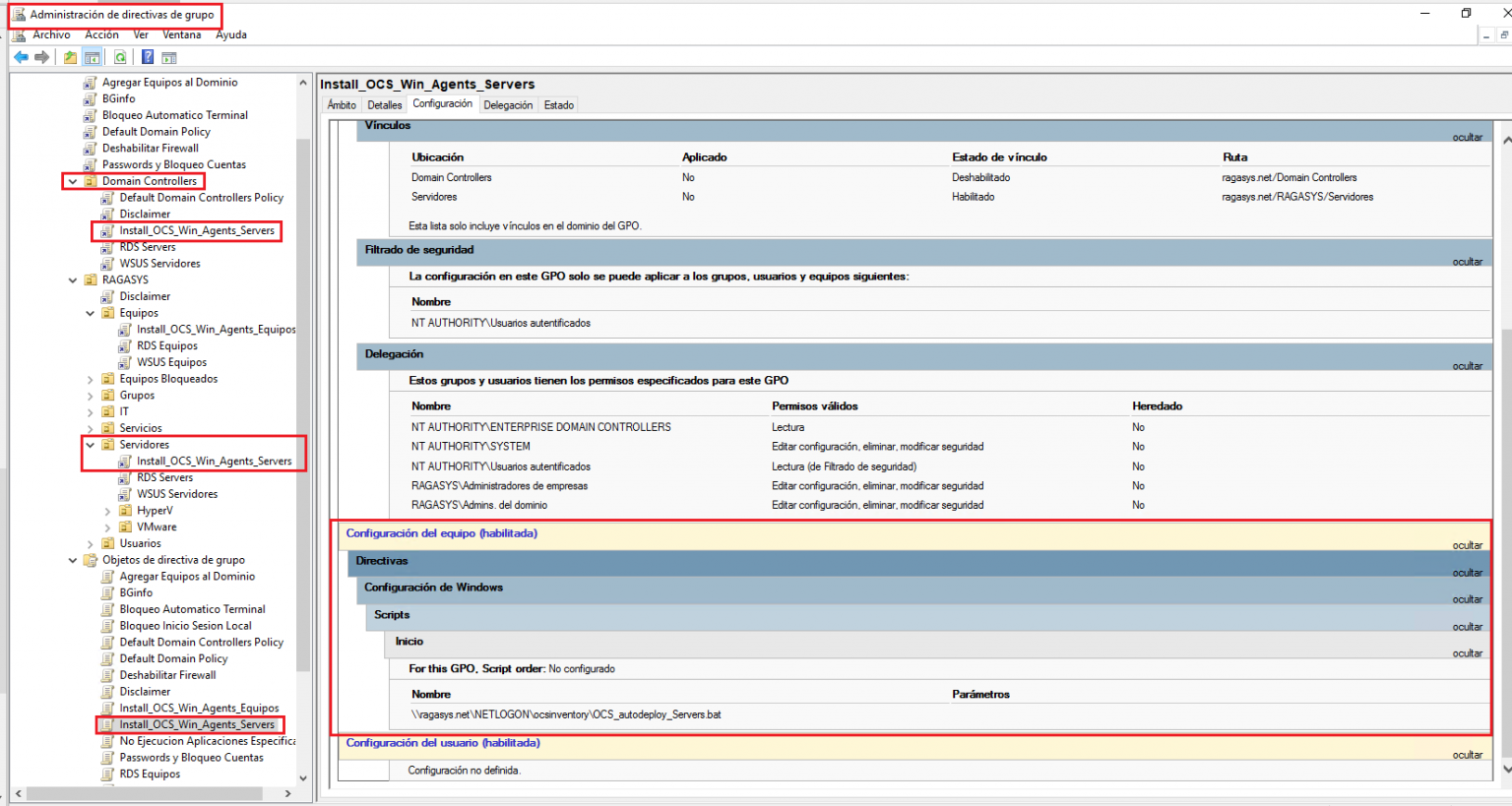 Instalación y despliegue de OCS Windows Agent – Local y GPO – RAGASYS ...