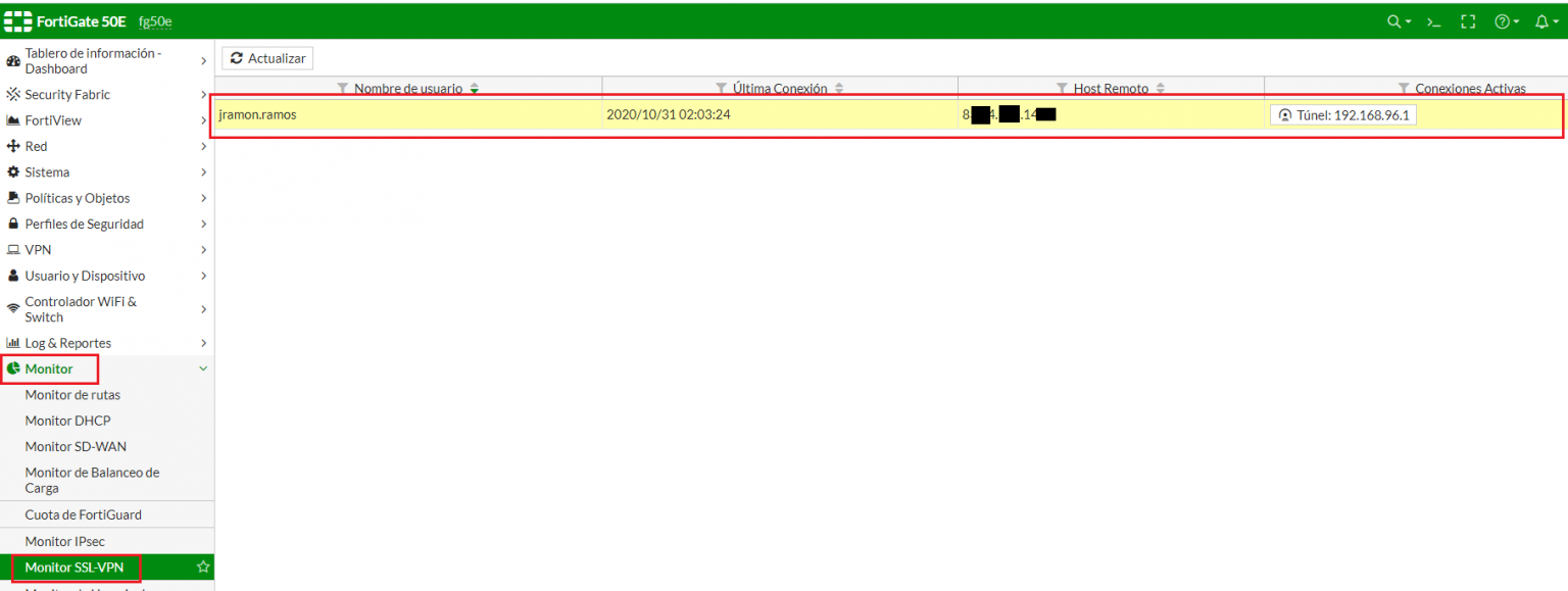 Fortigate SSL VPN con segundo factor de autenticación usando Fortitoken ...