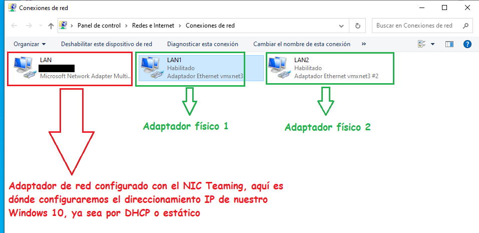 NIC Teaming en MS Windows 10 – RAGASYS SISTEMAS