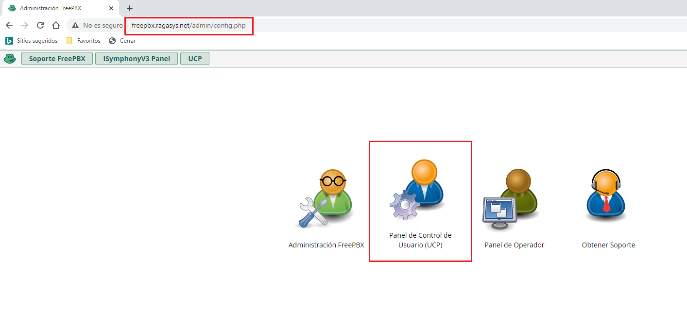 FreePBX – Panel de Control de Usuario (UCP) – RAGASYS SISTEMAS