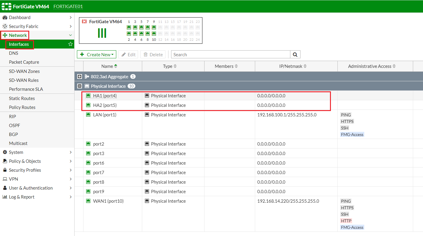 Fortigate HA ACTIVO – ACTIVO – RAGASYS SISTEMAS