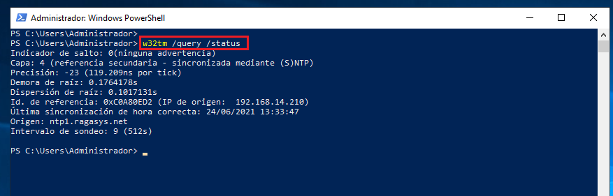Configurar Servidor NTP con PowerShell en Windows Server 2019 - RAGASYS ...