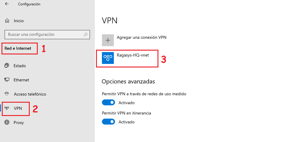 AZURE – Creación y Configuración VPN Point to Site – RAGASYS SISTEMAS