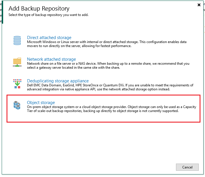 Veeam Backup & Replication – Backup Repository en Azure Blob Storage – RAGASYS SISTEMAS