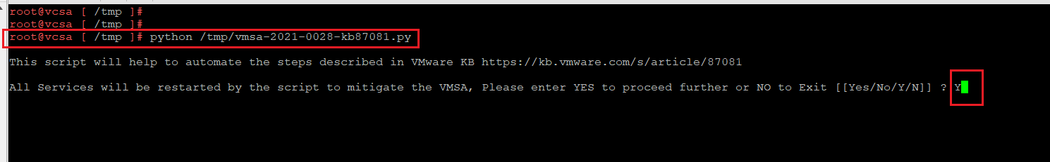 vCENTER SERVER APPLIANCE – CVE-2021-44228 y CVE-2021-45046 – Remote ...