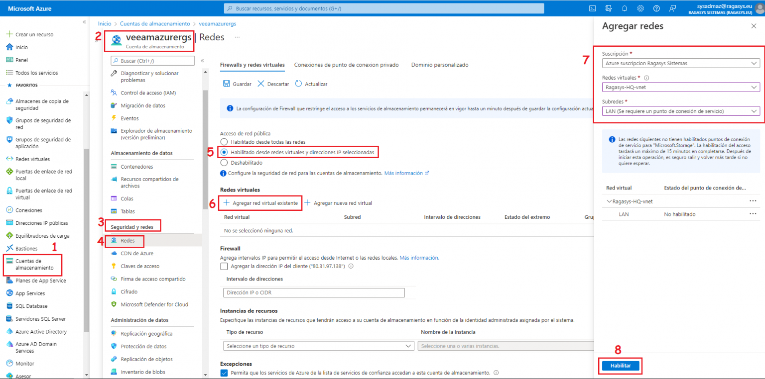 Veeam Backup for Microsoft Azure – Configuración – RAGASYS SISTEMAS
