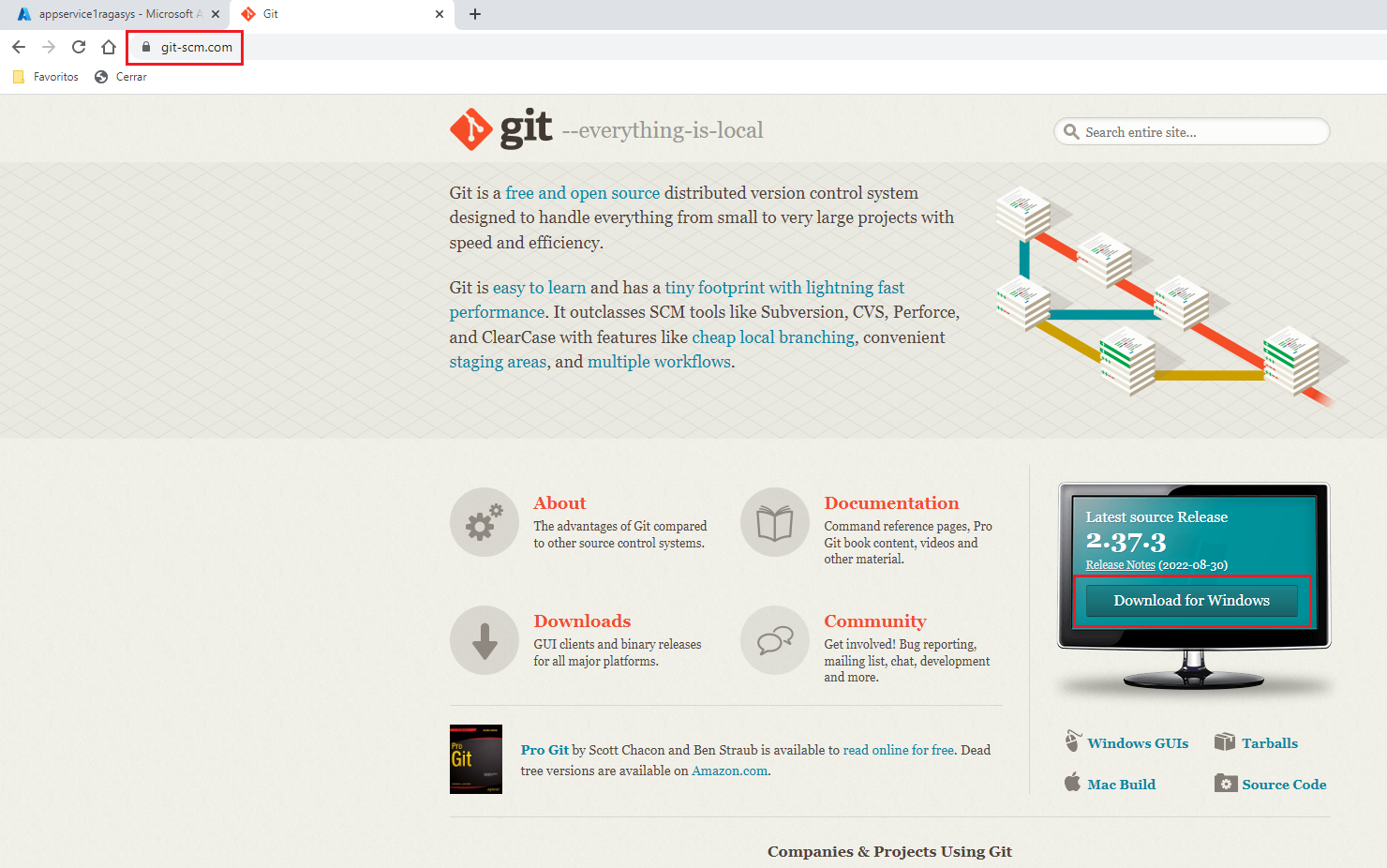 Azure – App Services – Implementación por Local Git – RAGASYS SISTEMAS
