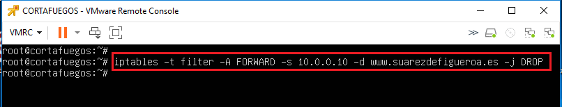 Configuración Firewall con iptables – RAGASYS SISTEMAS