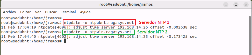 Configuración NTP Client en Ubuntu – RAGASYS SISTEMAS