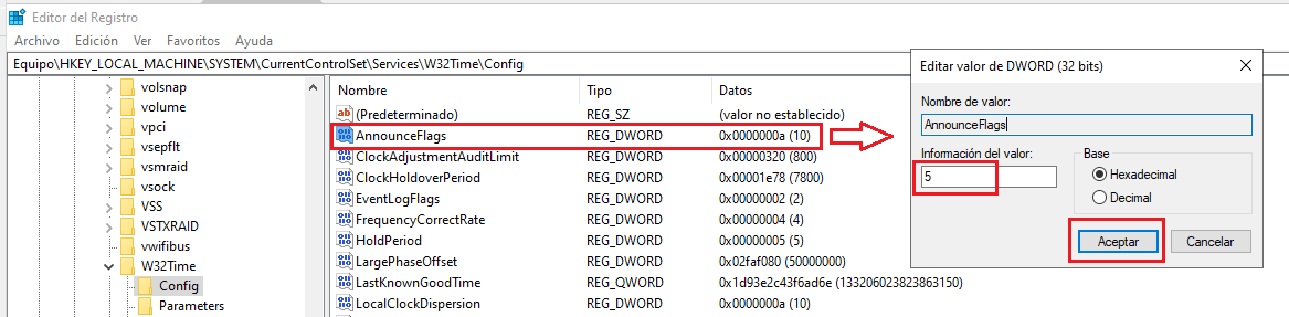 Instalación y configuración de Servidor NTP en Windows Server 2022 – RAGASYS SISTEMAS