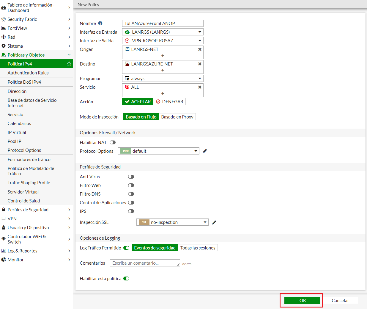 Vpn Site To Site Ipsec Entre Fortigate On Premise Y Fortigate Azure