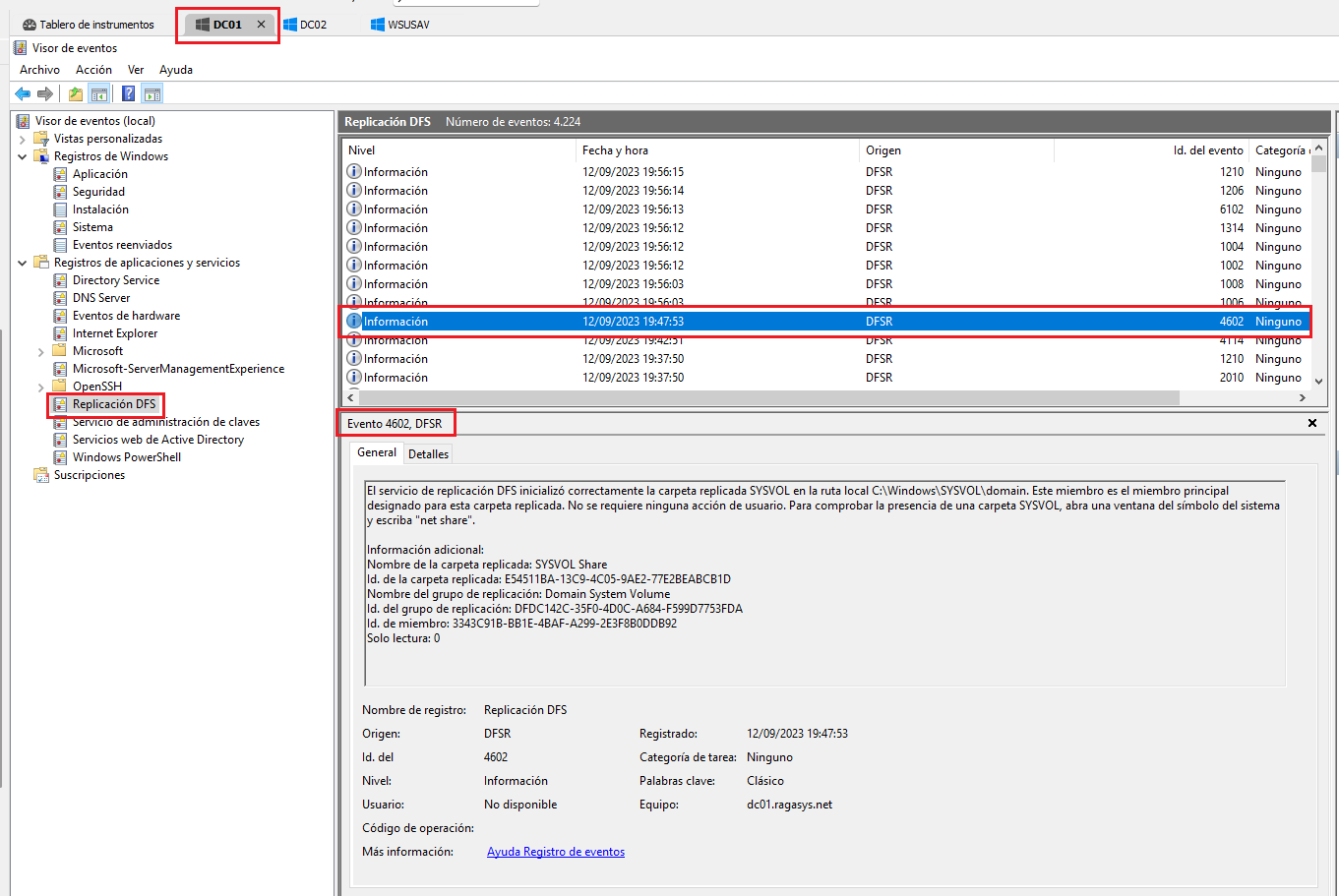 Carpeta SYSVOL no replica entre los controladores de dominio – RAGASYS ...