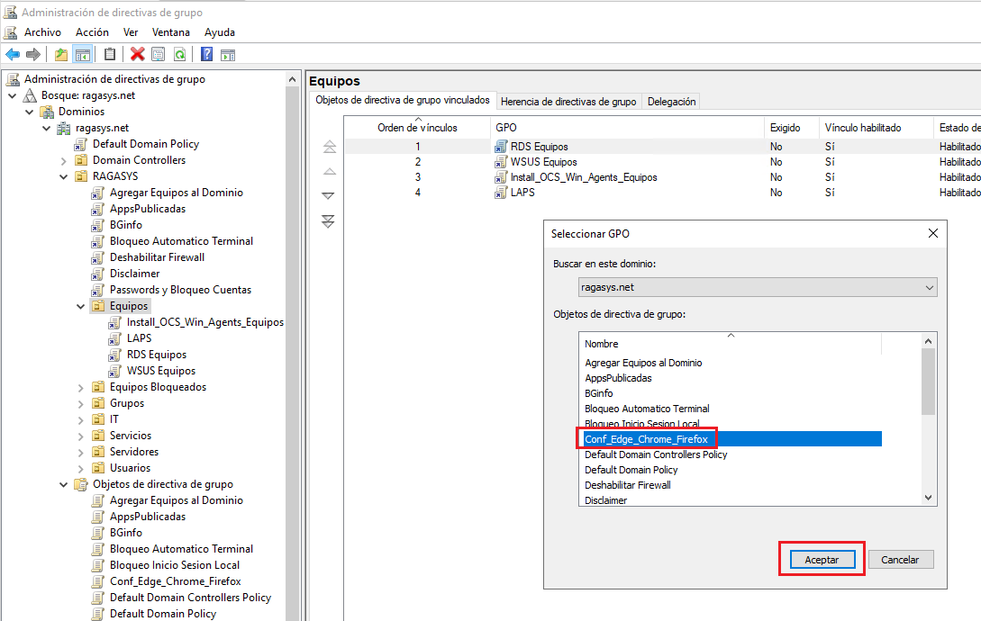 GPO para configurar página de inicio en Microsoft Edge, Google Chrome y ...