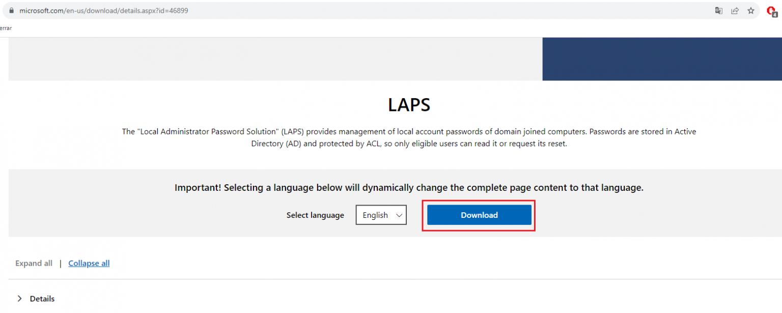 Instalar y configurar Microsoft LAPS (Local Administrator Password ...