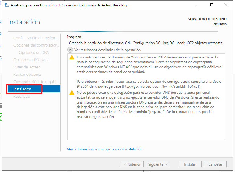 Instalar y configurar Active Directory en Windows Server 2022 – RAGASYS ...