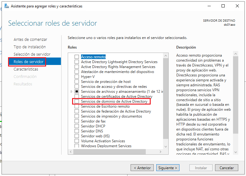 Instalar y configurar Active Directory en Windows Server 2022 – RAGASYS SISTEMAS