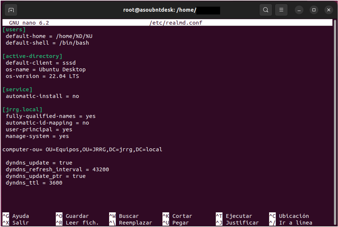 Agregar Ubuntu desktop 22.04 como cliente del dominio Windows Server 2022 – RAGASYS SISTEMAS