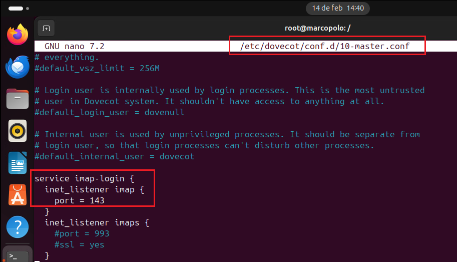 Instalación y configuración de un Servidor de correos en Ubuntu Server 24.04 LTS con SMTP, POP3 ...