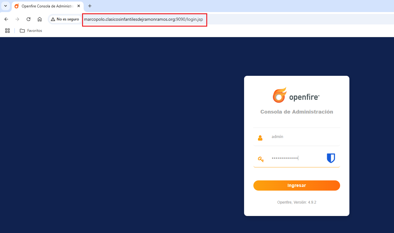Instalación y configuración de un servidor de mensajería instantánea con Openfire – RAGASYS SISTEMAS