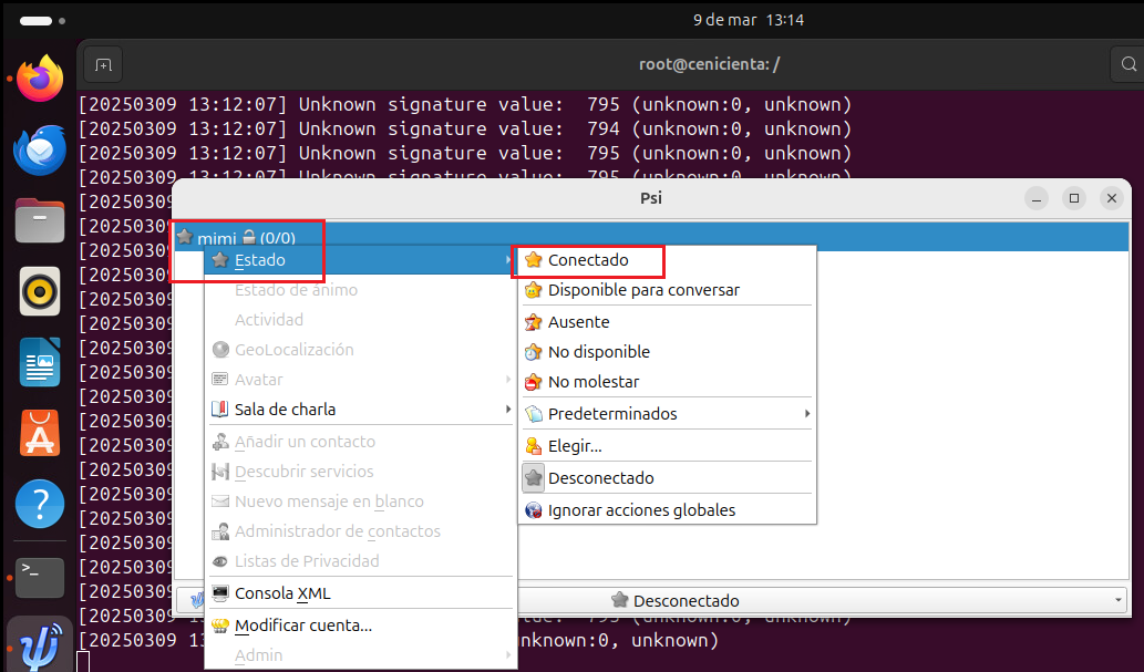 Instalación y configuración de un servidor de mensajería instantánea ...