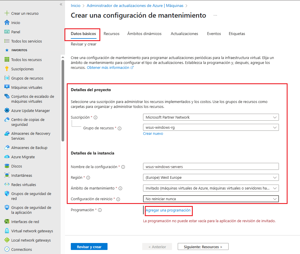 Azure Update Manager - RAGASYS SISTEMAS
